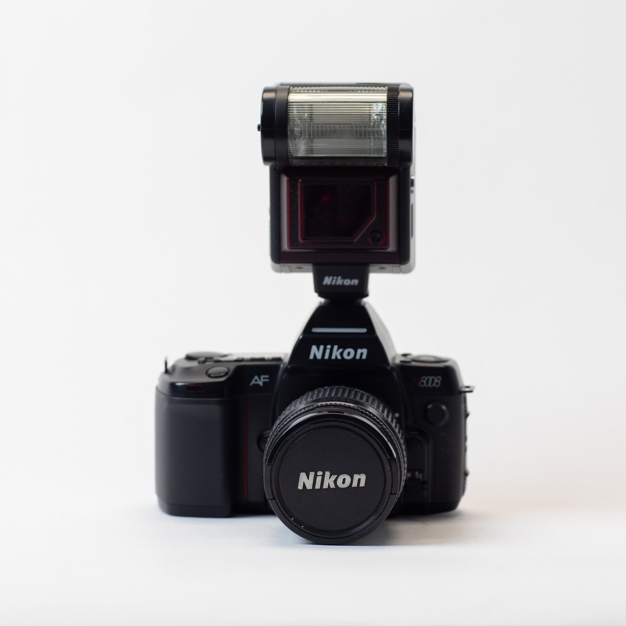 Nikon N8008 with AF Nikkor 28-80mm and flash – Film Supply Club